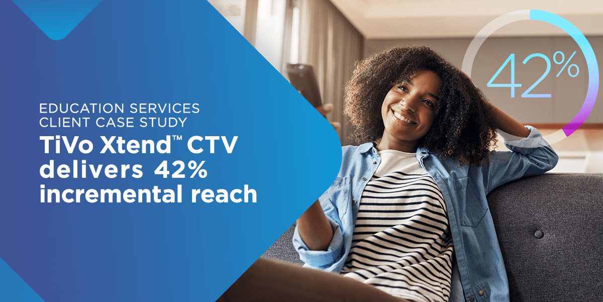 Case Study: Delivering increased reach through TiVo Xtend - powered by BDEX data : BDEX