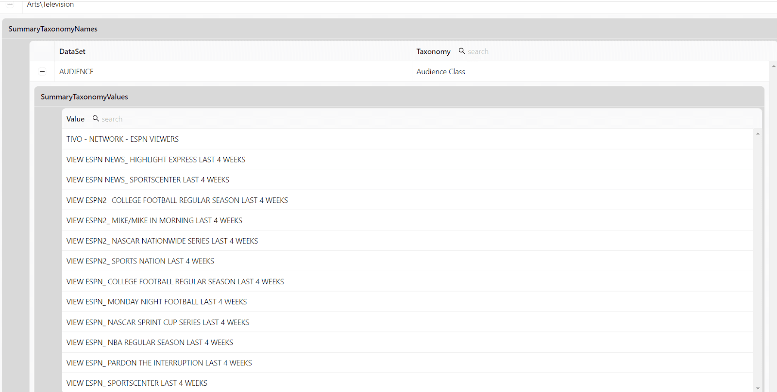 Sports Enthusiast Segments Available in BDEX’s Taxonomy : BDEX