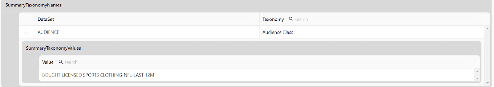 NFL Audience Segments Available in BDEX’s Taxonomy : BDEX